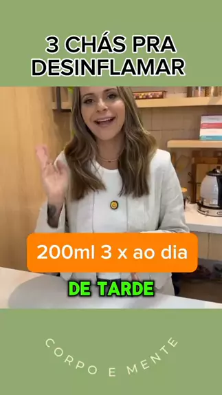 cha para desinflamar a barriga:3 três chás pra des ...| Kwai