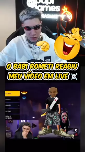 live ff:o babi rometi reagiu meu vídeo em live ☠️ ...| Kwai