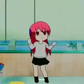 cute girl anime dance - dancing in my room #anime ...| Kwai