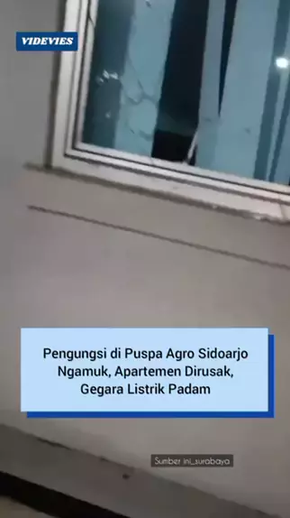 Pengungsi di Puspa Agro Sidoarjo Ngamuk, Apartemen ...| SnackVideo